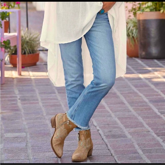 Los Angeles denim | Jeans | Sundance Los Angeles Denim Frayed Jeans ...